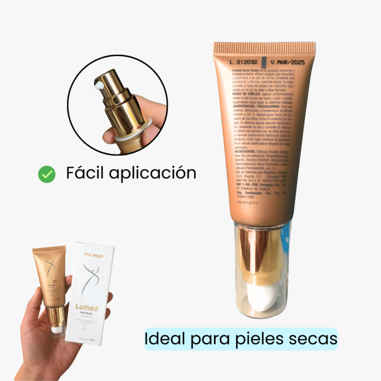 Lumed Base Fluida SPF 50 - Perfumes Lujosos